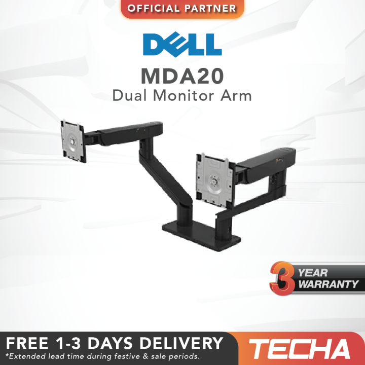 [FAST SHIP] DELL MDA20 | Dual and Single Monitor Arm Stand | Lazada ...