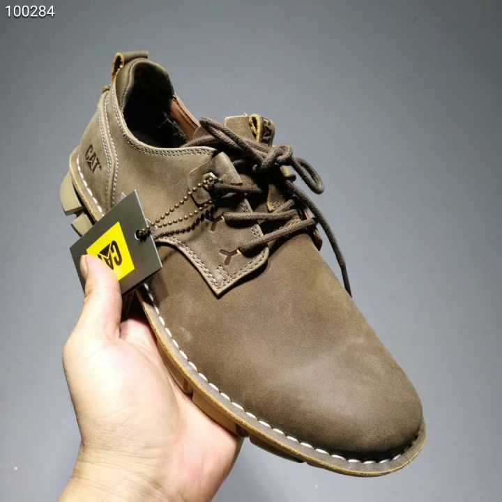 Caterpillar CAT men's outdoors work boots leather shoes Martin Boots ...