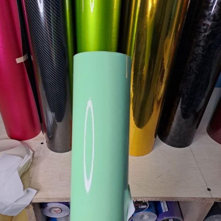 Stiker Skotlet Hijau Pastel Scotlite Motor Warna Hijau Sage | Lazada ...