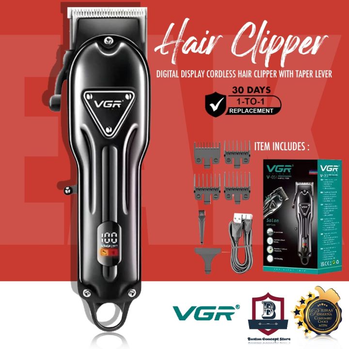 Original VGR V-051 Zero Adjustable Professional Rechargeable Hair Trimmer Hair Cutter Hair ...