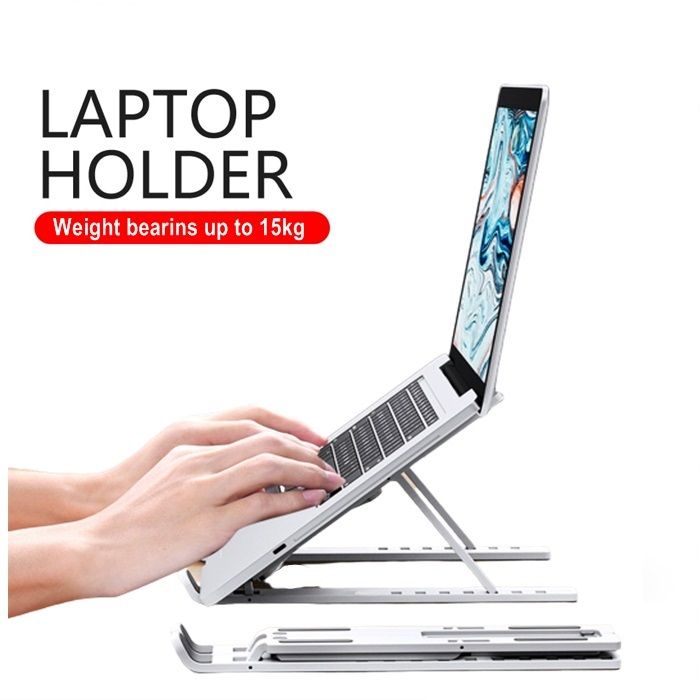 Enhanced Portability and Comfort Adjustable Laptop Holder Foldable ...
