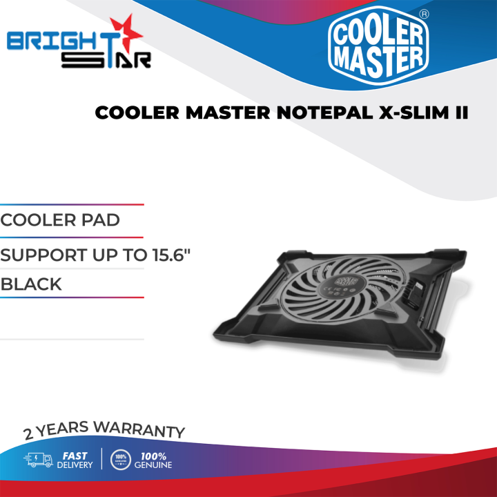 COOLER PAD COOLER MASTER NOTEPAL X-SLIM II / SUPPORT UP TO 15.6 ...