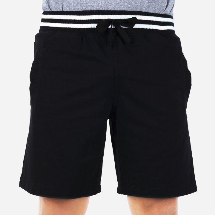 Baleno Men's Midlength Terry Shorts in Black | Lazada PH