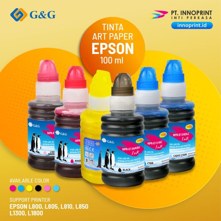 Tinta Art Paper G&G Innoprint 100ml | Lazada Indonesia