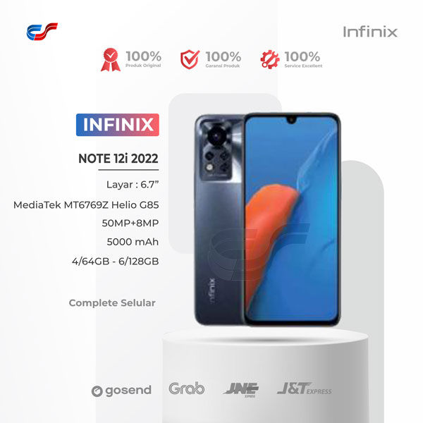 Infinix Note 12i 2022 6/128GB - MediaTek Helio G85 | Lazada Indonesia