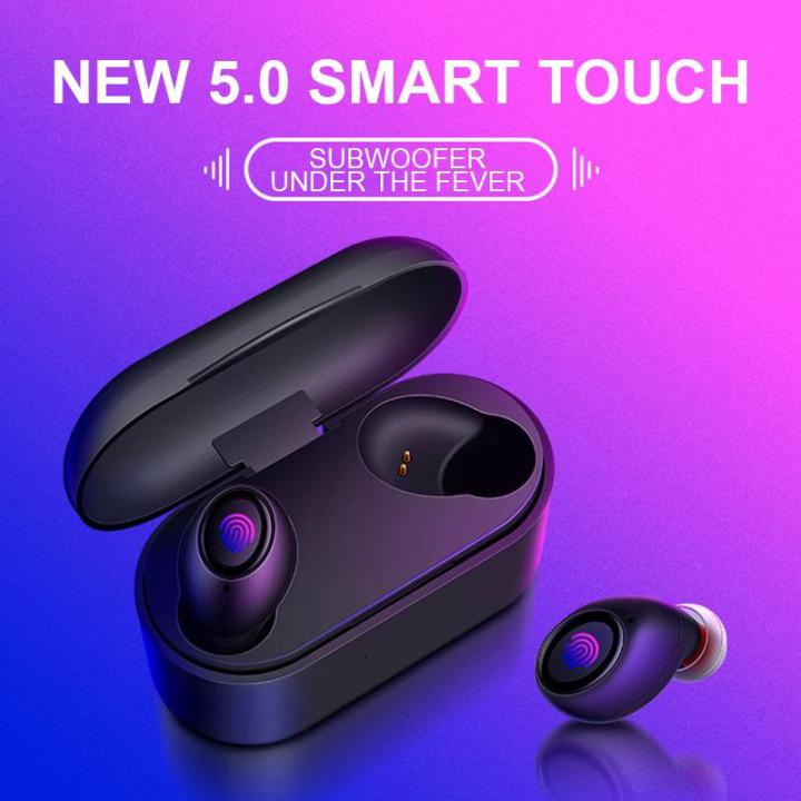 5G ERA TWS5.0 Bluetooth Headset Explosion Black Technology Touch Mini ...