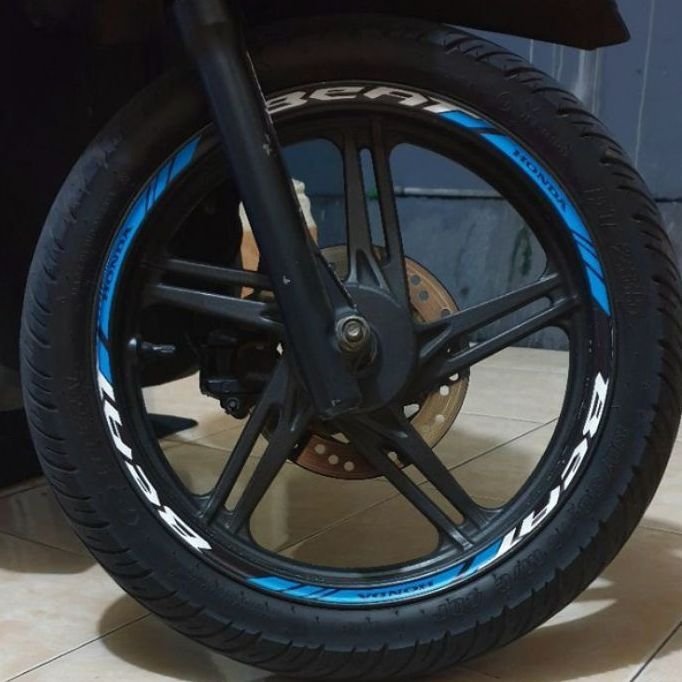 Terbaru sticker velg beat stiker veleg motor beat semua tipe | Lazada ...