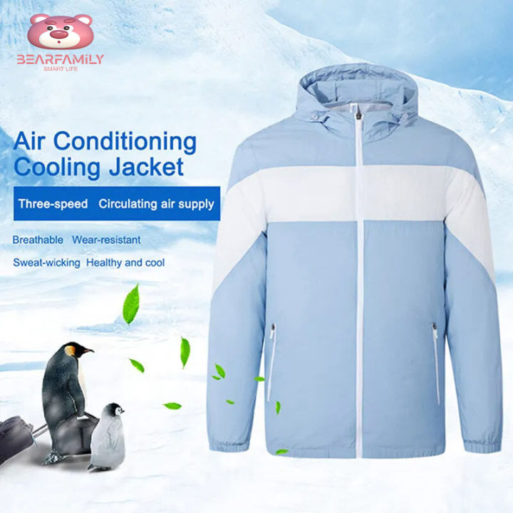 Fan Jacket Air Conditioner Jacket Battery Blower Jacket Running 8-16h ...