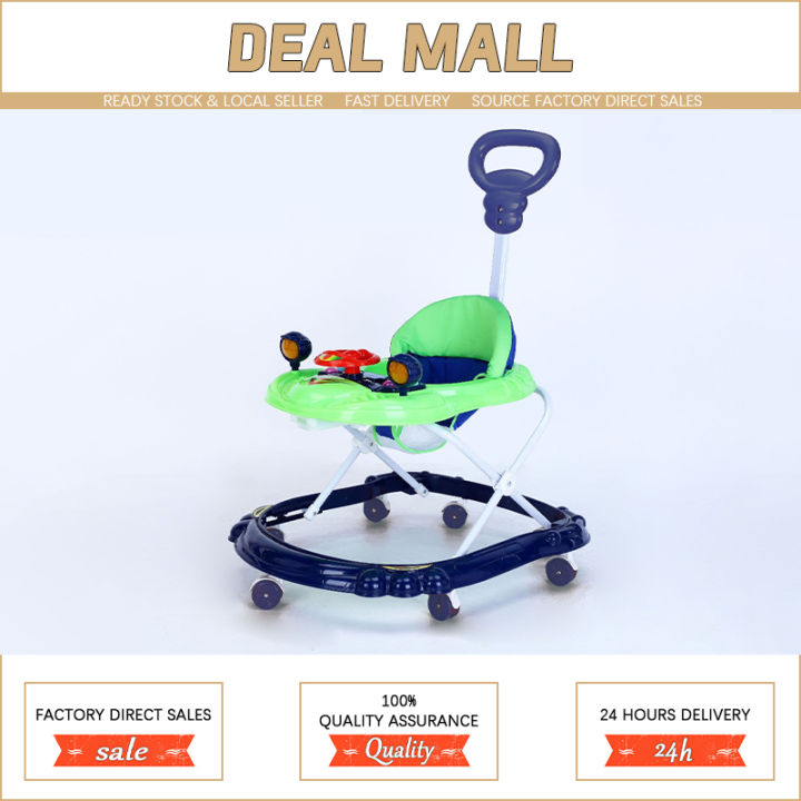 DEAL BABY WALKER Adjustable and Safety Learning Walker with Handle&Foot ...