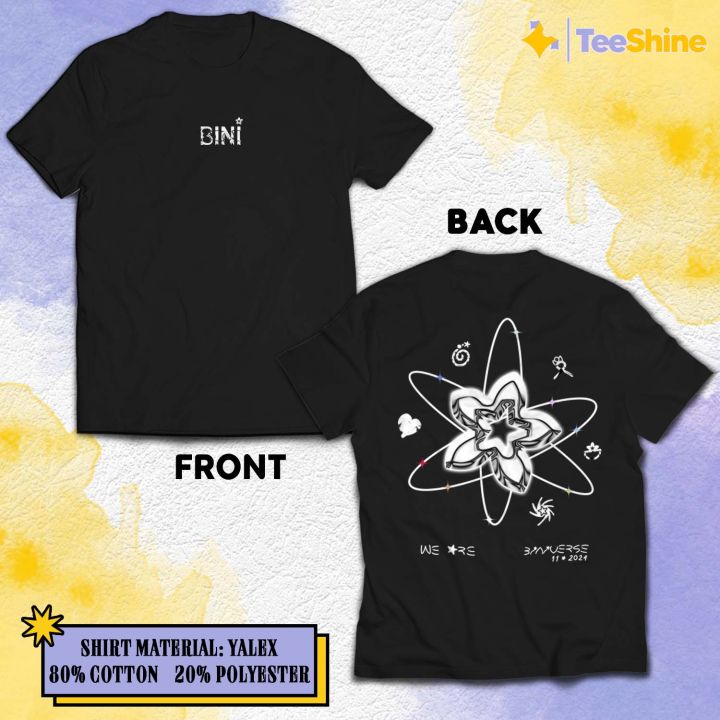 BINI NEW MERCH INSPIRED SHIRT (ADULT & KIDS) | COTTON ROUNDNECK T-SHIRT ...