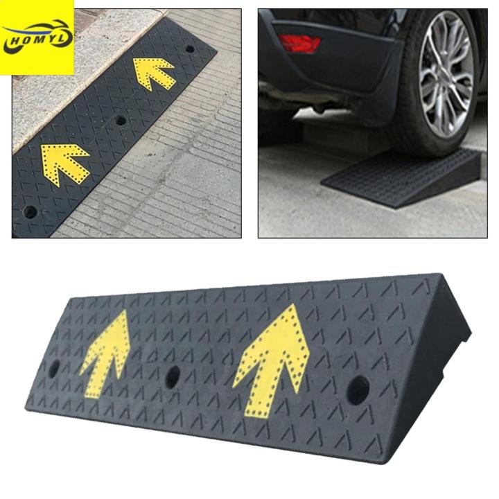 Homyl Driveway Curb Ramp Climbing Triangle Pad Heavy Duty Threshold ...