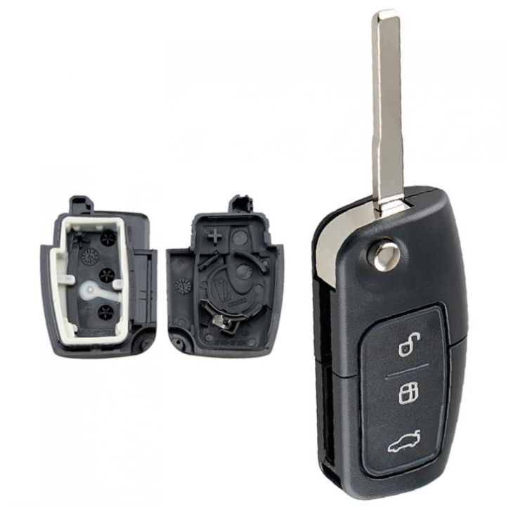 ฝาครอบสำหรับ Ford อะไหล่เปลือกกรอบกุญแจรีโมทรถยนต์ Xuming 3ปุ่ม | Lazada.co.th