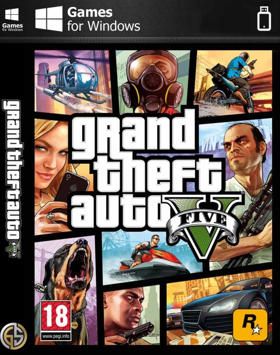 Grand Theft Auto V / GTA 5 / GTA V Game for Windows PC Offline Single ...