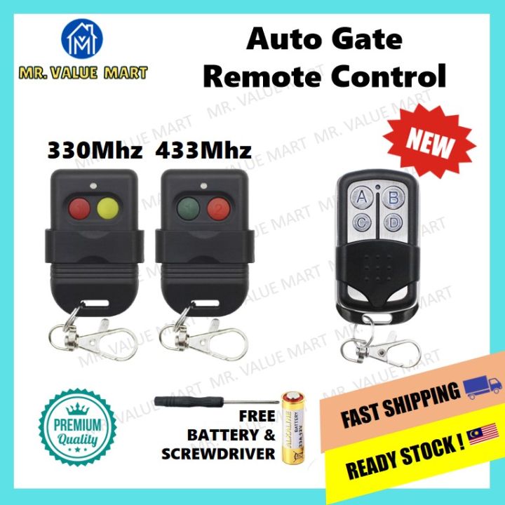 Autogate Remote Control SMC5326 330MHz 433MHz 8DIP Switch Auto Gate ...