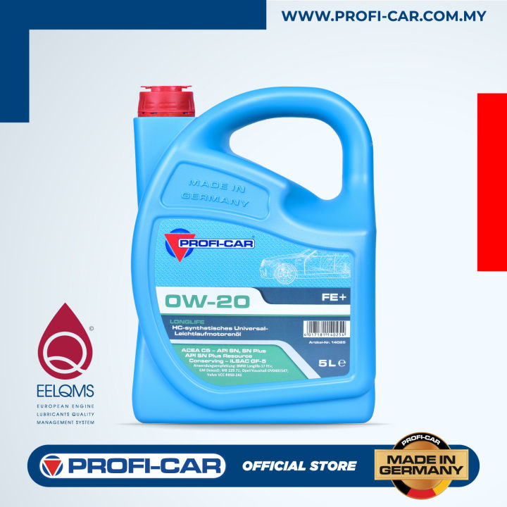 PROFI-CAR ECO-DRIVE FE+ 0W20 C5 SN PLUS Fully Synthetic Engine Oil (5L ...