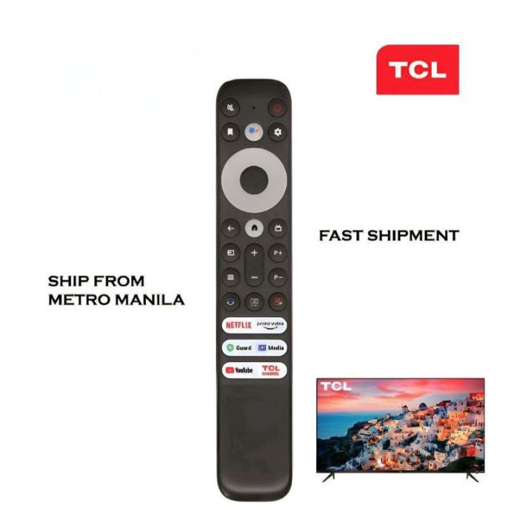Original TCL Remote TV Remote Control (RC902V) for Smart and Google TV ...