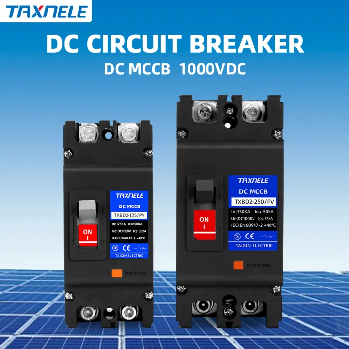 Solar Molded Case DC Circuit Breaker MCCB Overload Protection Switch ...