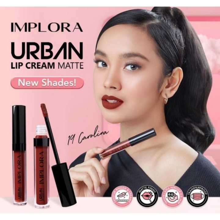 IMPLORA Urban Lip Cream Matte | Lazada Indonesia