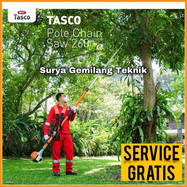 Alat Mesin Panen Sawit Set Lengkap pisu Egrek & Dodos TASCO TPS 260 ...