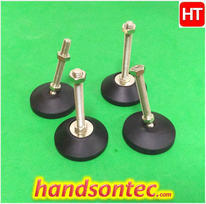 Adjustable & Fixed Leveling Feet with Rubber Base for Structure Profile ...