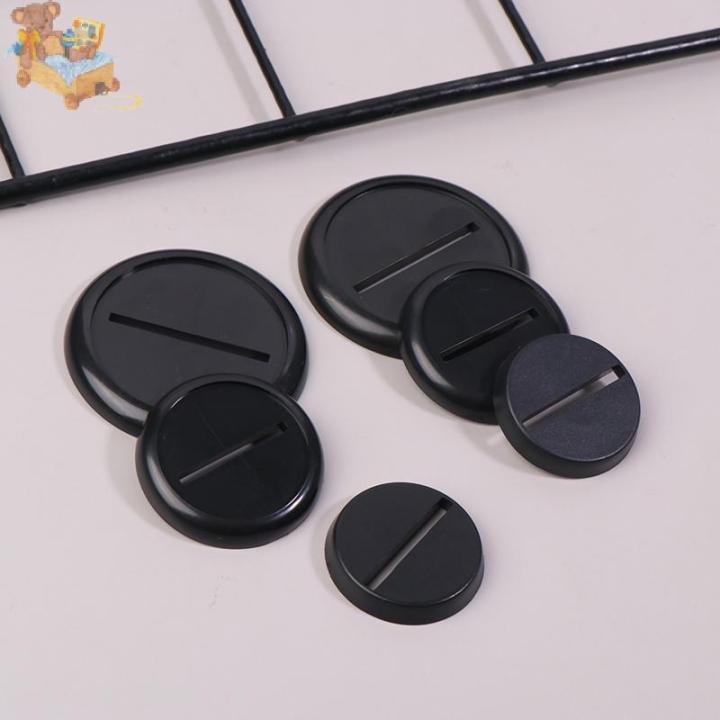 FRISTOY 5pcs 25mm 32mm 40mm Round Slot Bases For Miniature Table Games Tabletop Game Base ...
