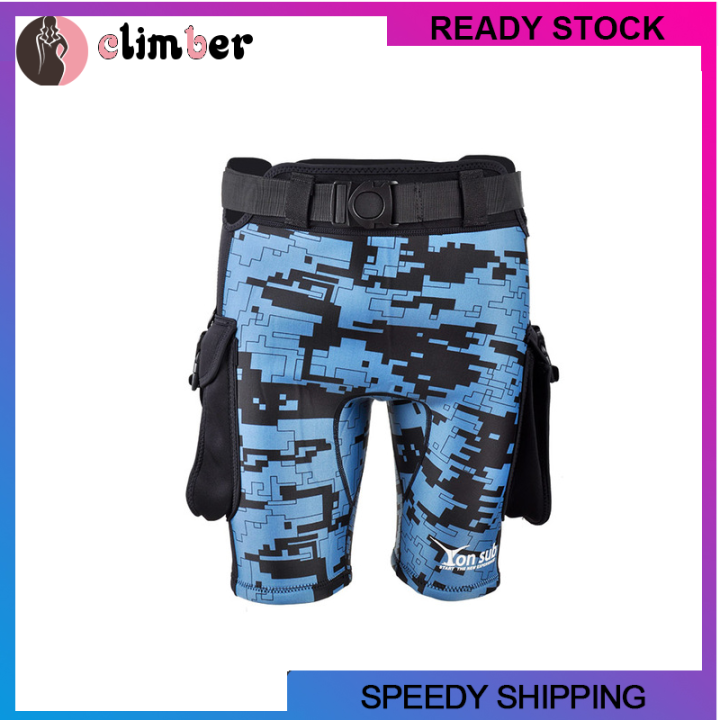 Yonsub Neoprene 2.5Mm Diving Surfing Pants Men Submersible Pocket ...