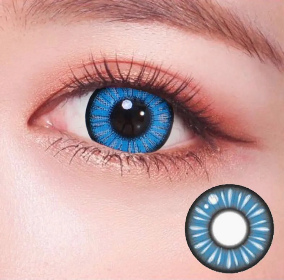 UNIQSO Gojo Gojo Satoru Blue Contacts – Culture Craze Anime Contact ...
