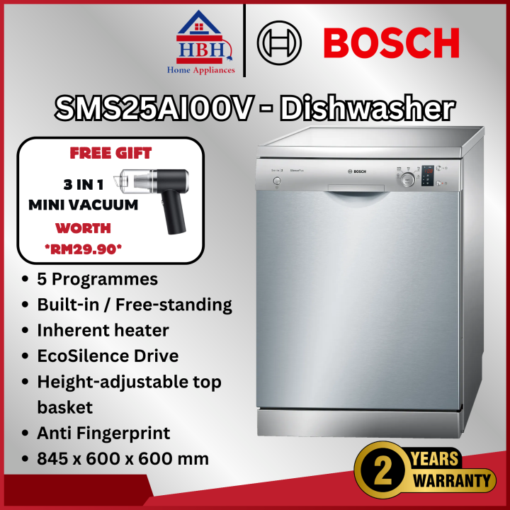 【Free Shipping】Bosch | Series 2 | Freestanding Dishwasher | 60 cm ...
