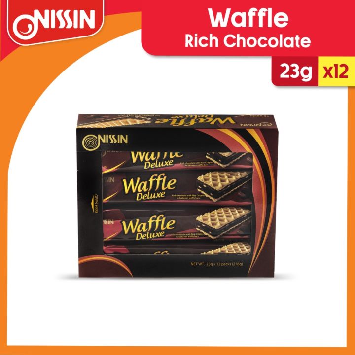 Nissin Deluxe Waffle 23g x 12 | Lazada PH