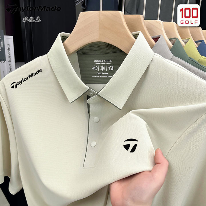 Taylormade Taylormade Golf Summer New Style Men's Short-Sleeved polo ...