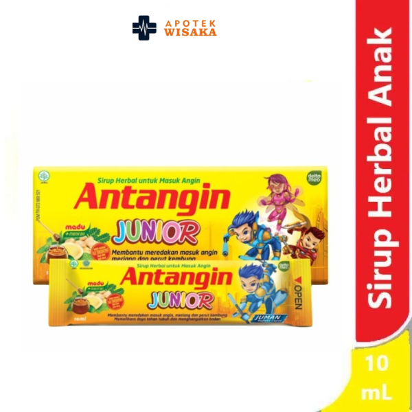 Antangin Junior Sachet 10 mL - Meredakan Masuk Angin Anak | Lazada ...