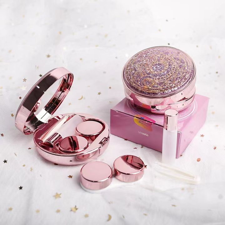 Bv&Bv (พร้อมส่งในไทย🇹🇭) H17 Contact Lens Box ตลับใส่คอนแทคเลนส์ ที่ฝามี ...