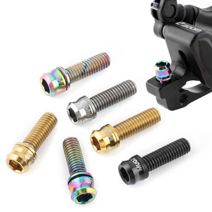 AZM7500 Disc Brake Clamp Bicycle Handle Screw Disc Brake Seat Titanium ...