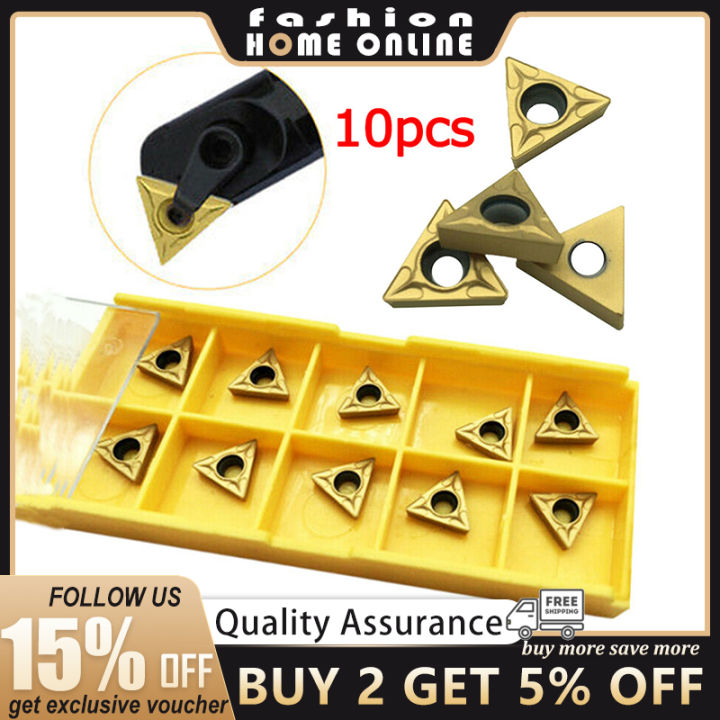 10pcs Types CNC Blade Carbide Tips Inserts Blade Cutter Lathe Turning ...