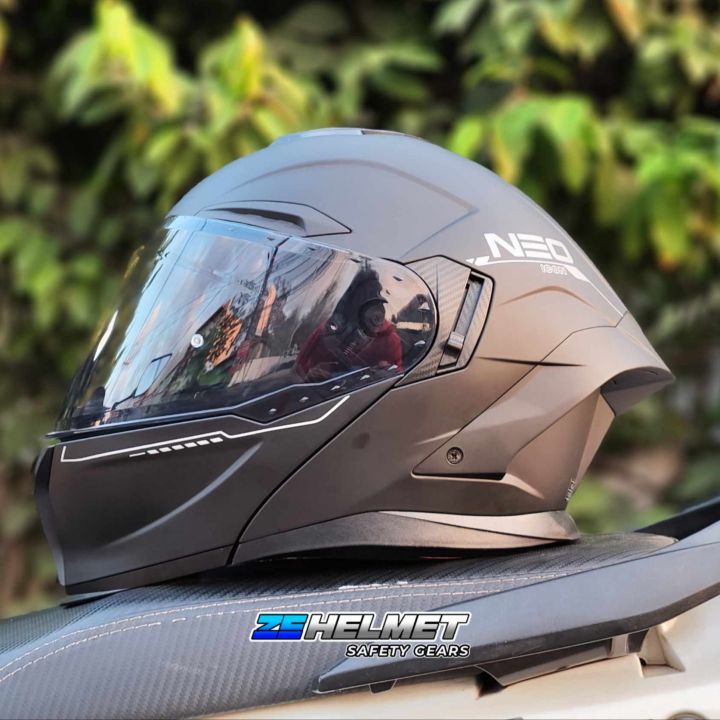 SPYDER NEO ICON PD (Black) MODULAR - DUAL VISOR (with FREE Clear Lens ...