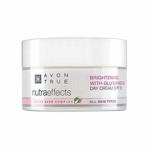 Avon True Nutraeffects Brightening with glutathione Day Cream SPF 20 ...