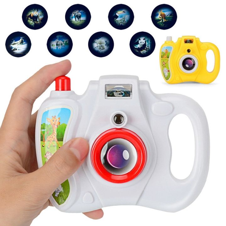 (JGWU) Children'S Camera Children'S Cartoon Projection Camera Toy Eight ...