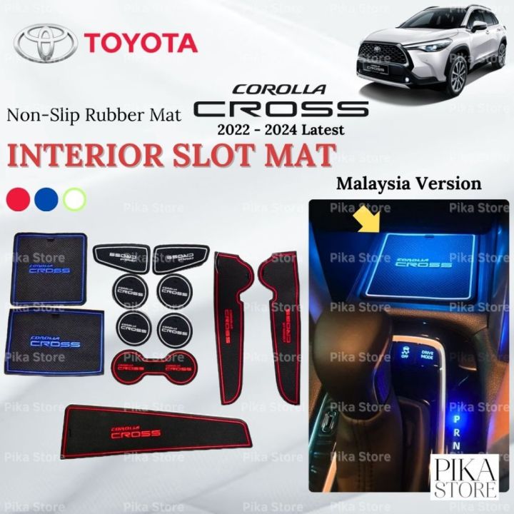 [Malaysia CKD] Toyota Corolla Cross Interior Slot Mat 2022 2023 Car ...
