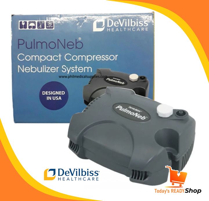 PulmoNeb DeVilbiss Compact Compressor Nebulizer System Pulmo Neb ...