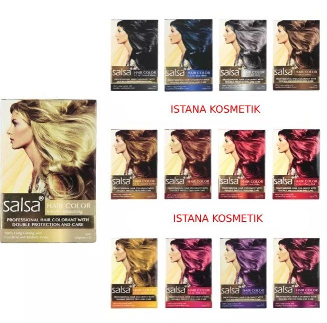 SALSA HAIR COLOR / SEMIR RAMBUT SALSA / CAT RAMBUT / PEWARNA RAMBUT ...