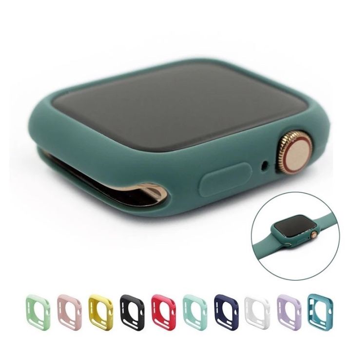 🔥พร้อมส่งในไทย Case Silicon เคสสำหรับ Apple Watch case Series 1/2/3/4/5 ...