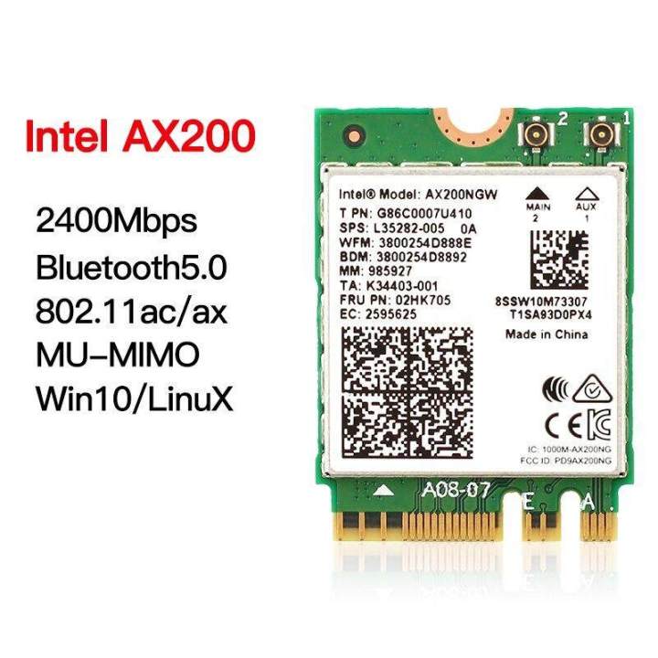 [ Philippines Stock ] AX200 Dual Band Wireless AX200NGW 2.4Gbps 802 ...