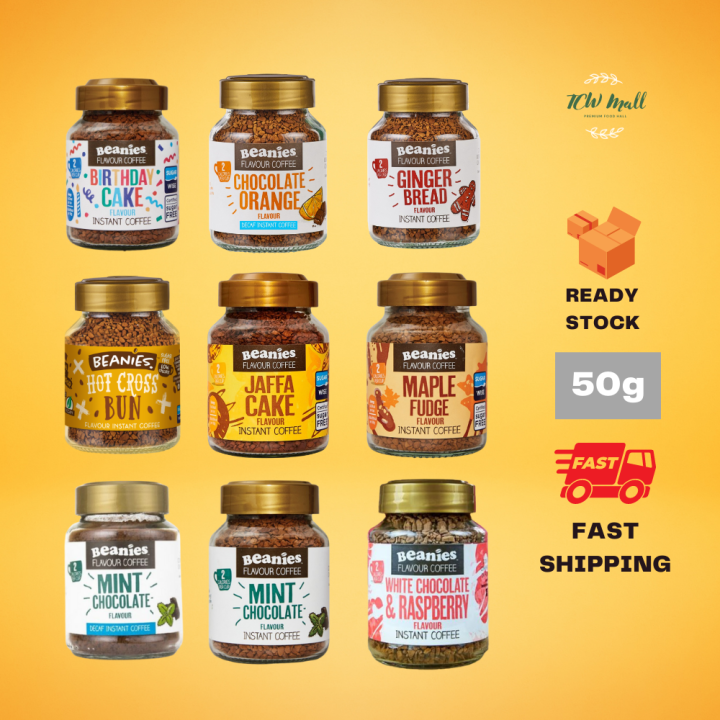 BEANIES Flavour Instant Coffee - Standard Series (50gm) (25 servings) (Imported from UK ...