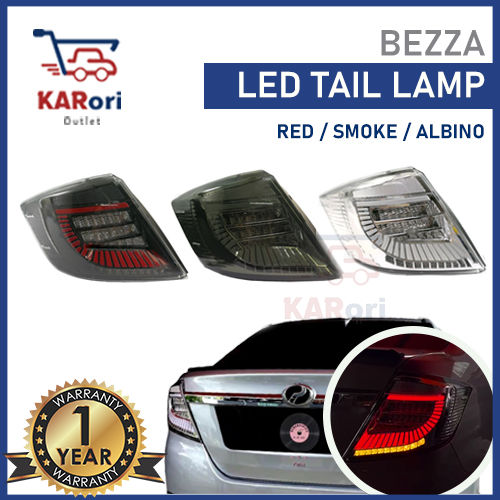 PERODUA BEZZA LED TAIL LAMP (DRAGON SCALE) - 2pcs | Lazada