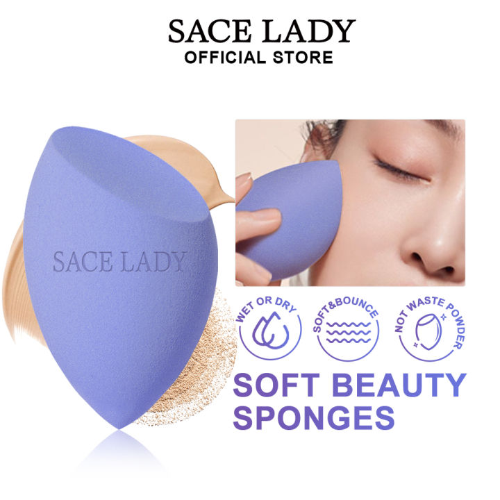 SACE LADY Makeup Sponge Foundation Powder Puff Face Make Up Cosmetics ...