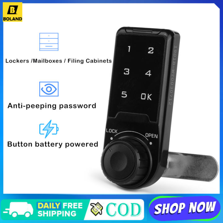 Boland Digital Door Lock Keyless Touch Keypad Electric Locker Document ...