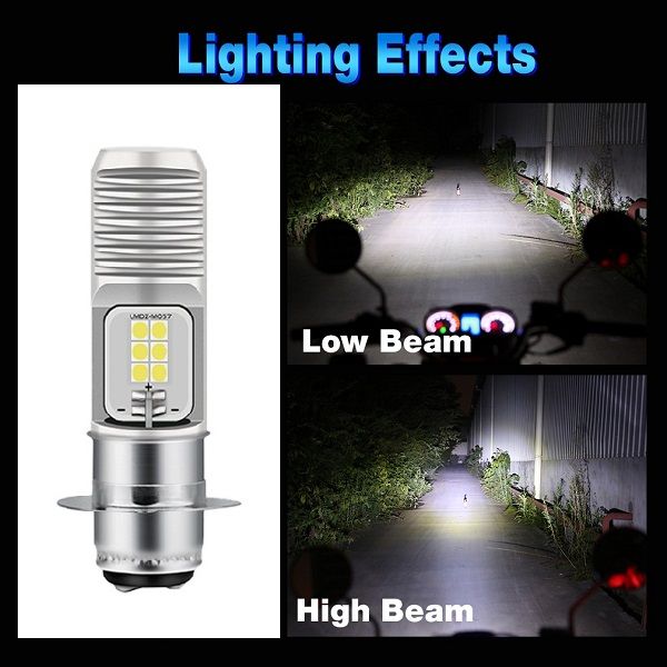 HONDA wave 100 110 125 MOTORCYCLE LED HEADLIGHT 12 LED SUPER BRIGHT ...