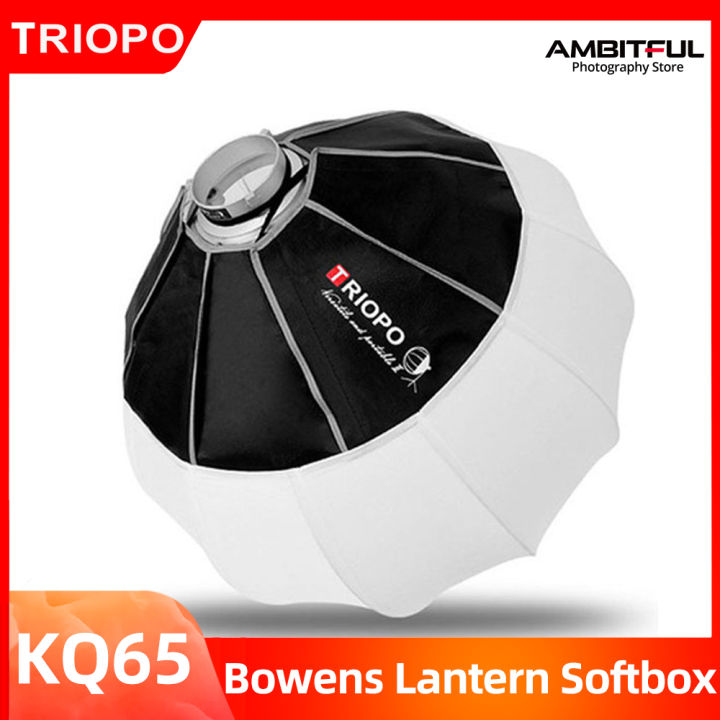 TRIOPO KQ65 65cm/26" Lantern Softbox Spherical Collapsible Soft Box ...