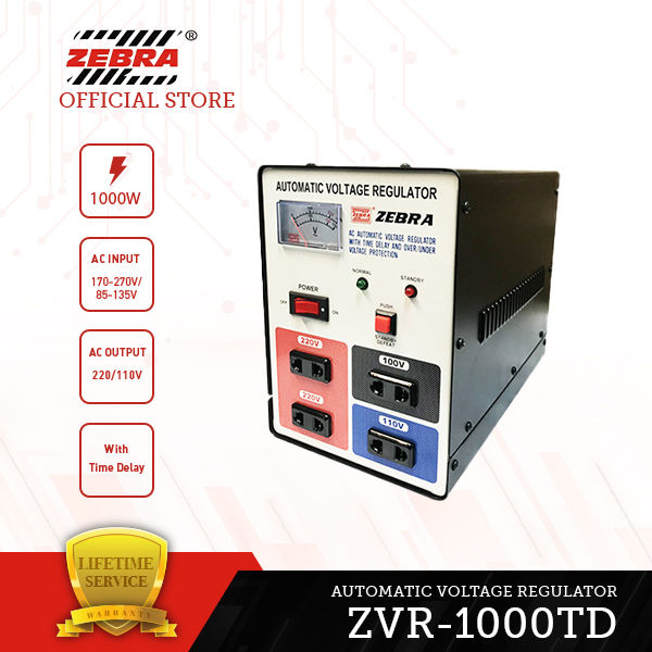 ZEBRA 1000W AVR With Time Delay Power Supply for Computer and ...