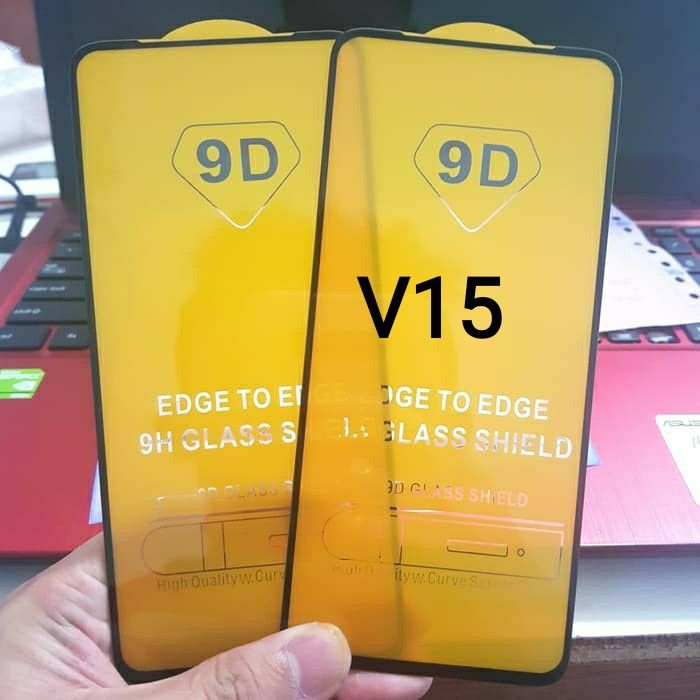 TEMPERED GLASS FULL 5D Vivo V15 Black - SCREEN PROTECTOR FULL 5D 6D 9D ...